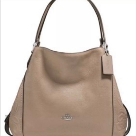Coach | Bags | Coach 234 Edie Bag Glovetanned Tea Rose Stone | Poshmark